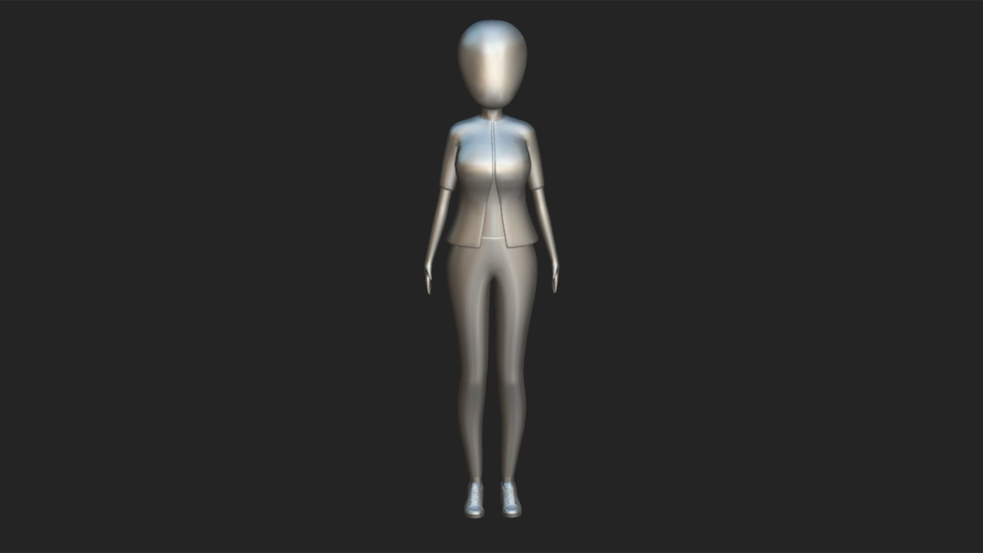 3D model Female Dummy Body with cloths - TurboSquid 2168432