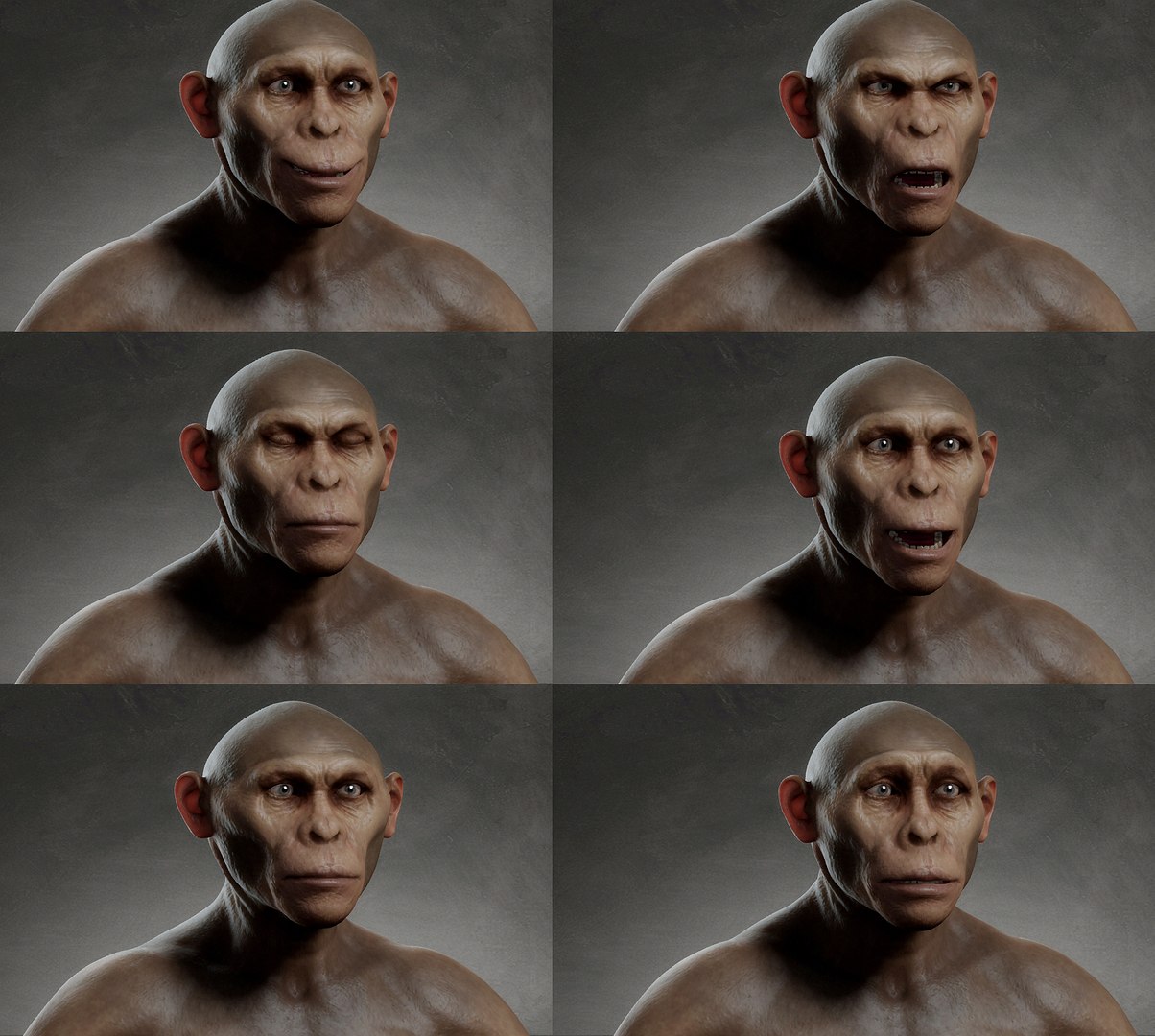 Female Expressions 3D Model - TurboSquid 1553660