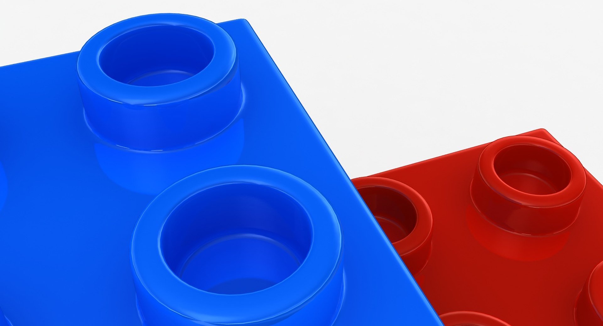 Realistic Lego Bricks 2 3d Model