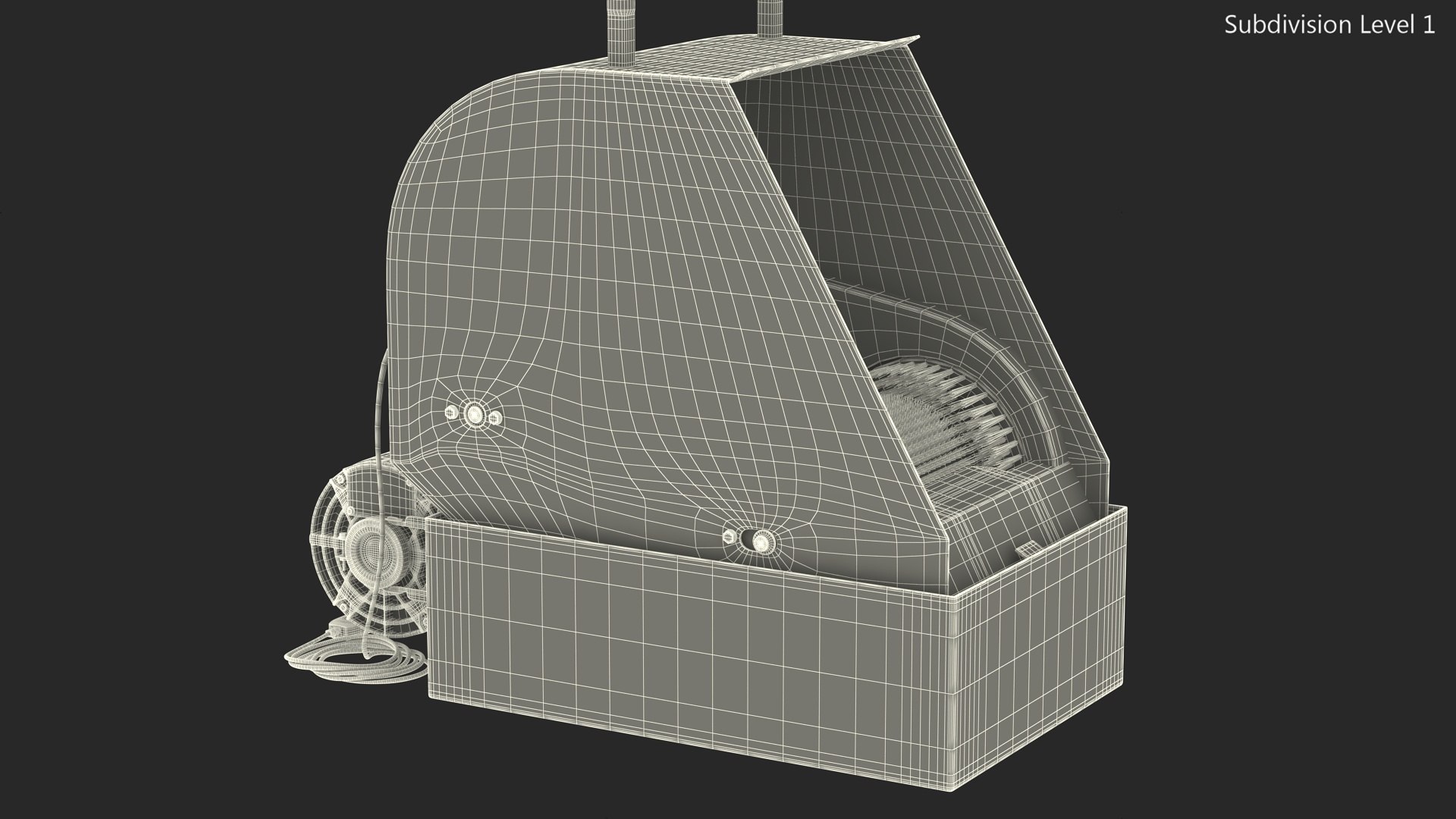 Black Industrial Boot Cleaner 3D - TurboSquid 2073103