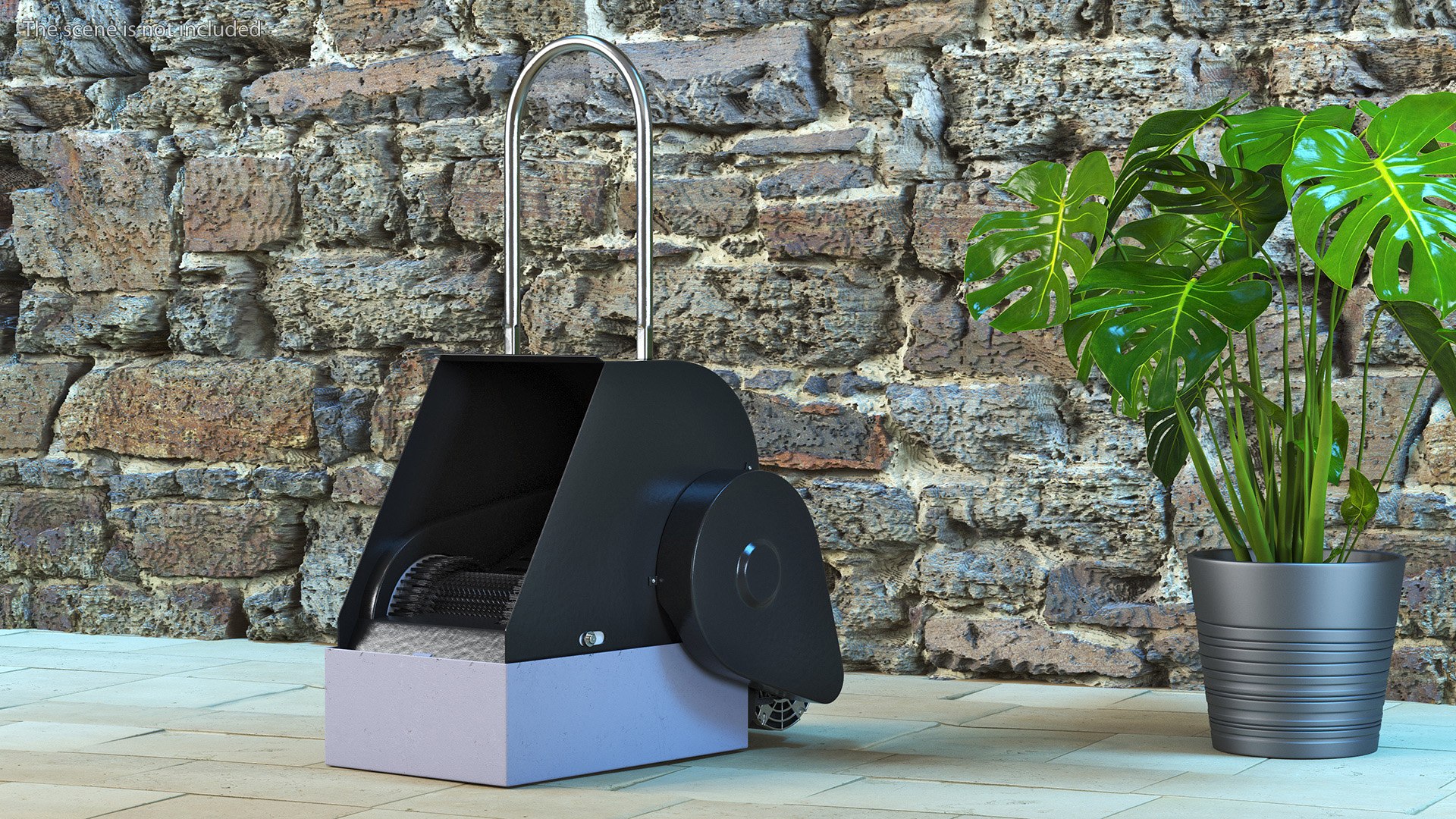 Black Industrial Boot Cleaner 3D - TurboSquid 2073103