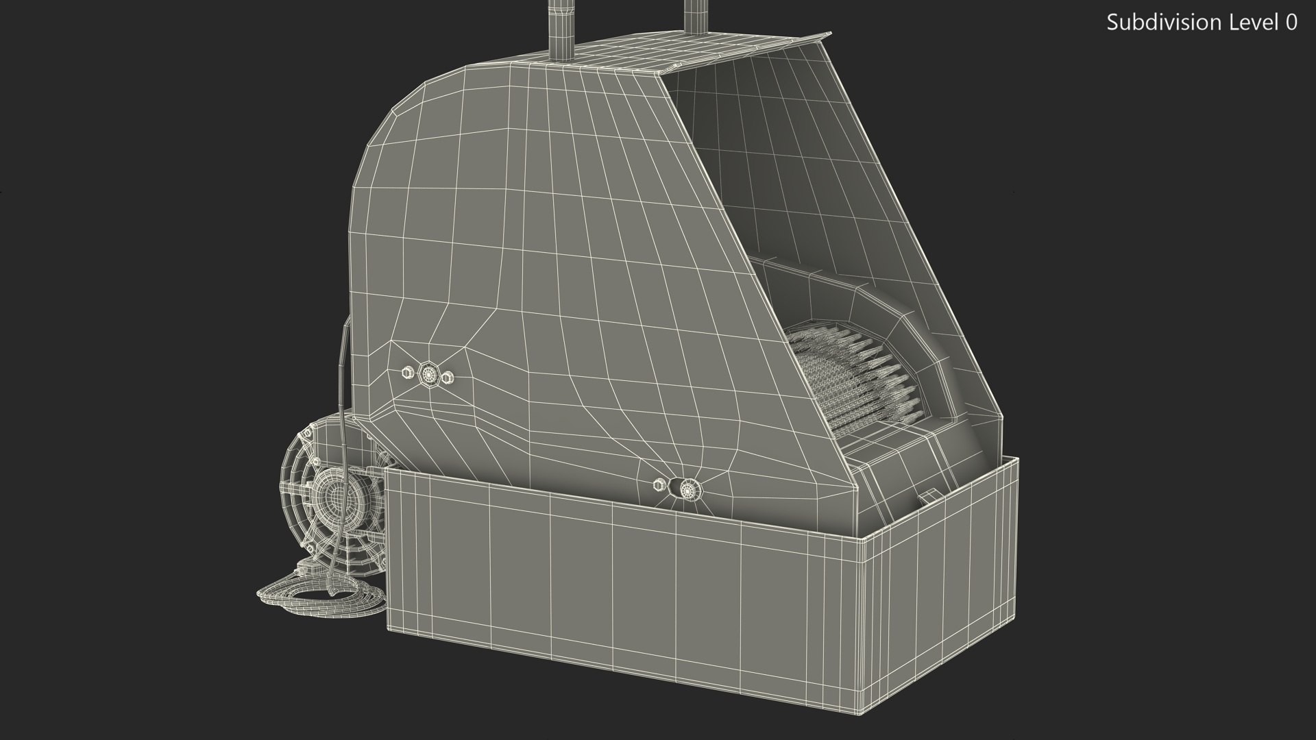 Black Industrial Boot Cleaner 3D - TurboSquid 2073103