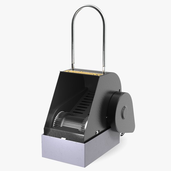 modelo 3d Limpiador de botas industrial negro - TurboSquid 2073103