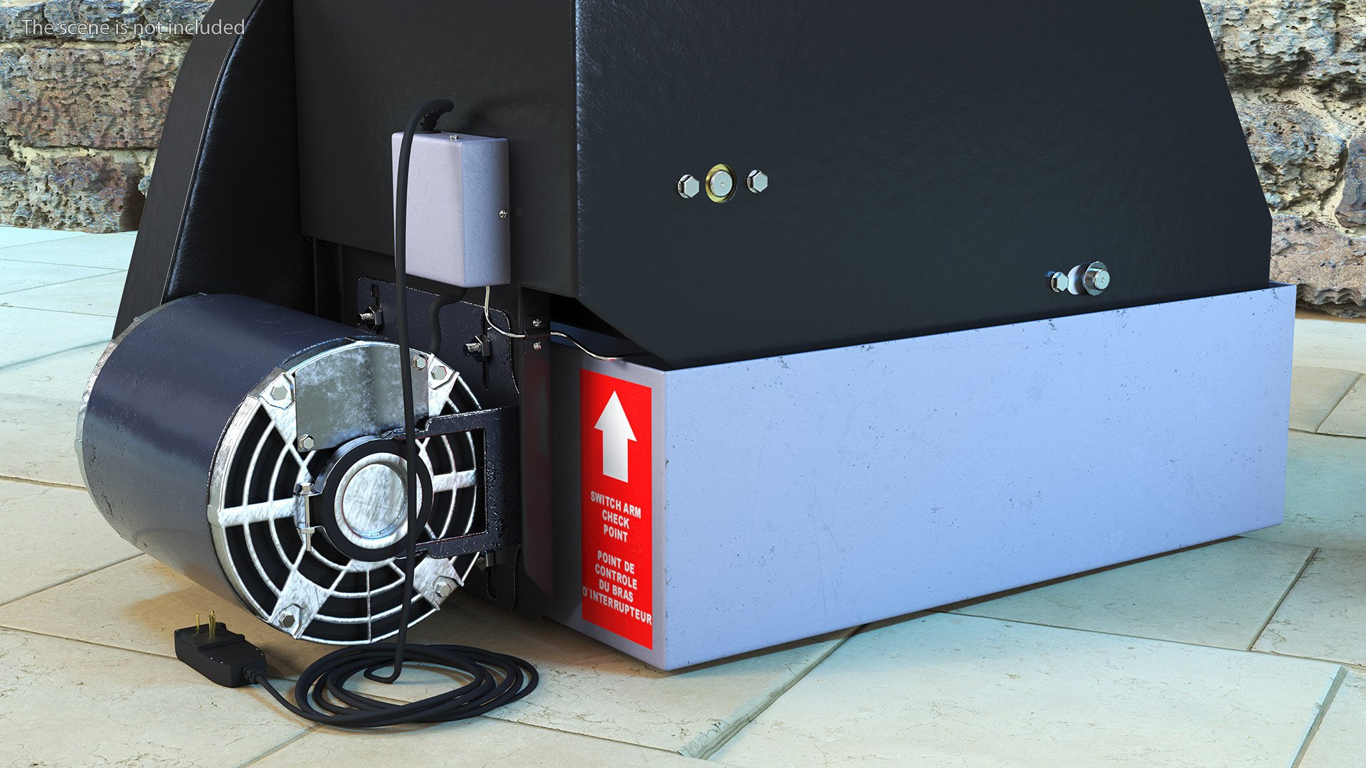 Black Industrial Boot Cleaner 3D - TurboSquid 2073103