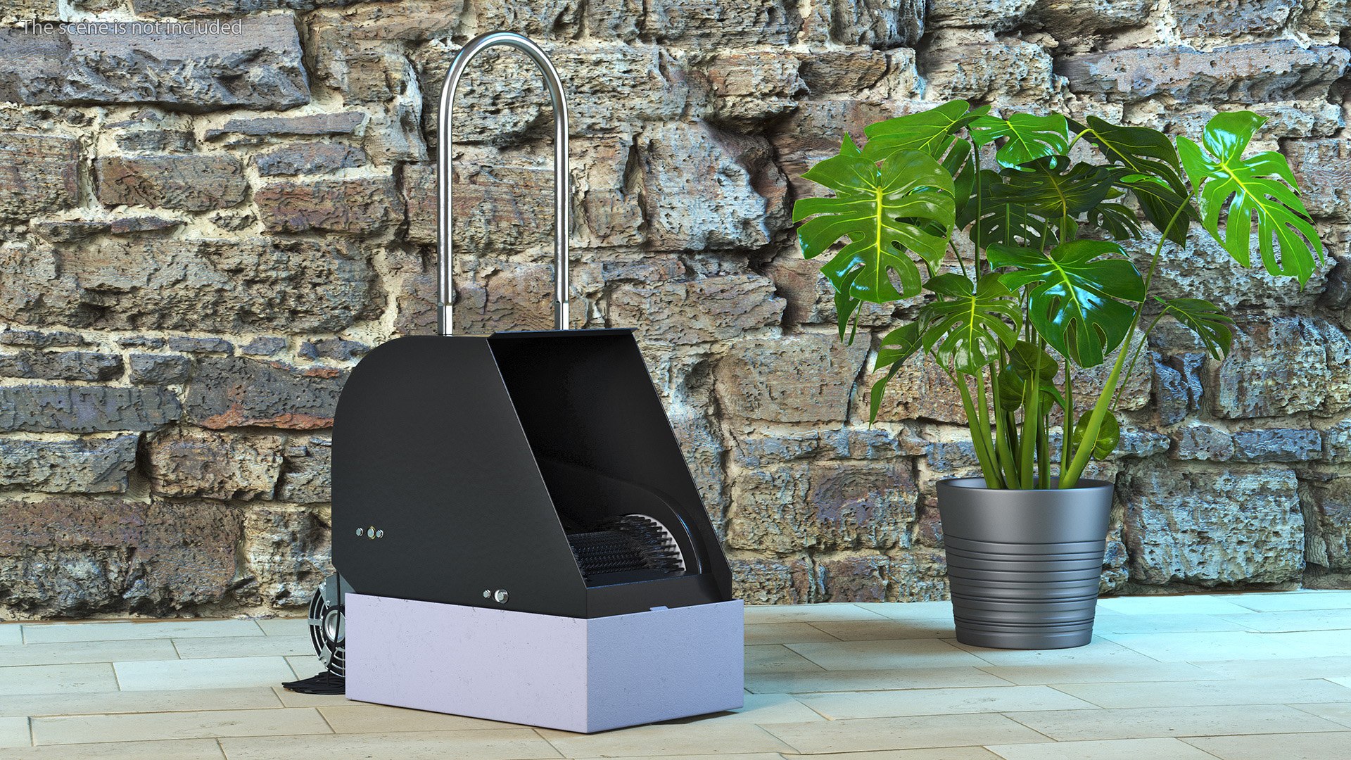 Black Industrial Boot Cleaner 3D - TurboSquid 2073103