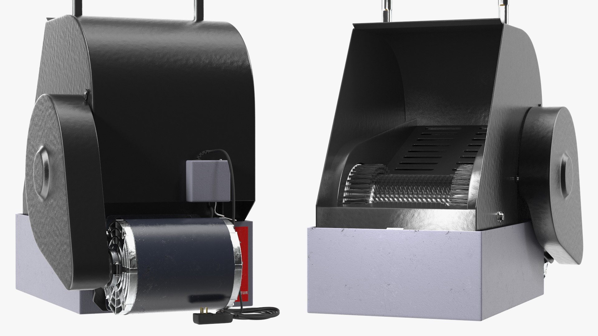 Black Industrial Boot Cleaner 3D - TurboSquid 2073103