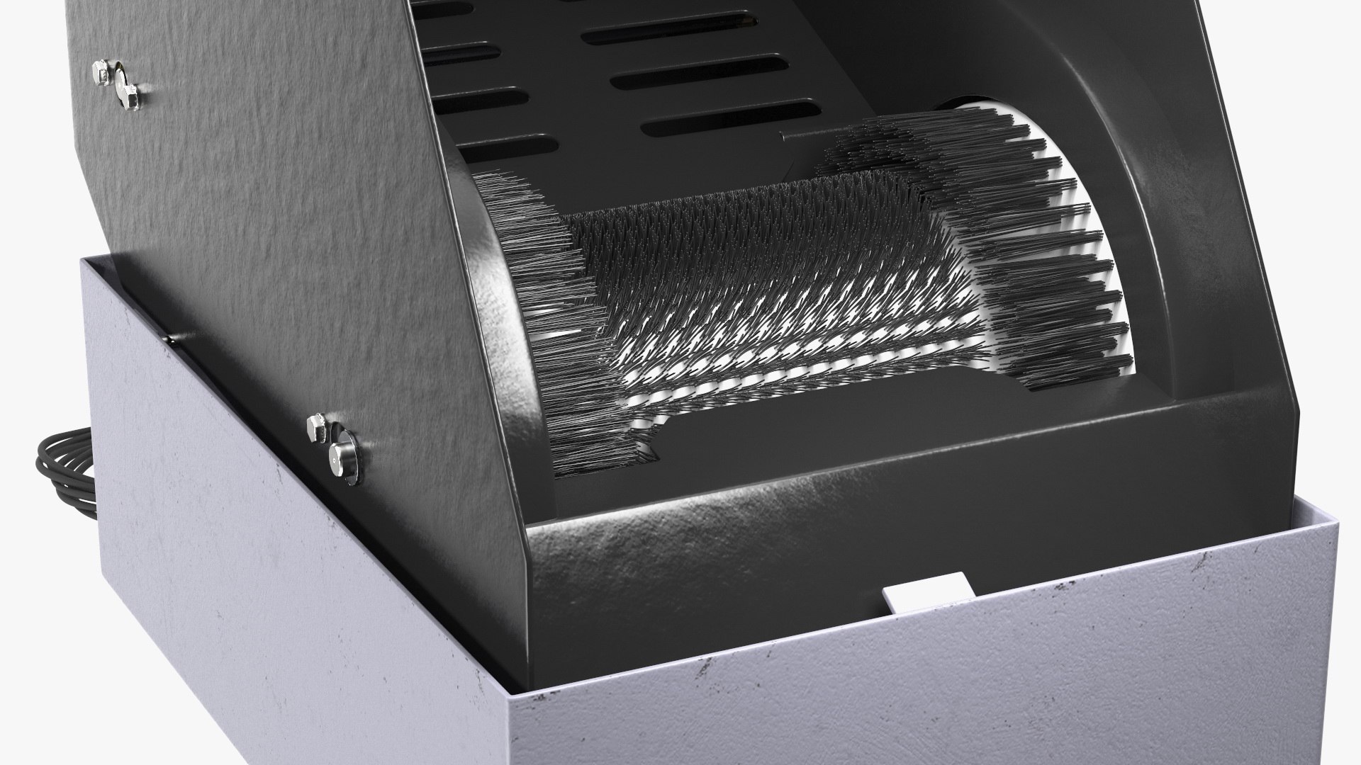 Black Industrial Boot Cleaner 3D - TurboSquid 2073103