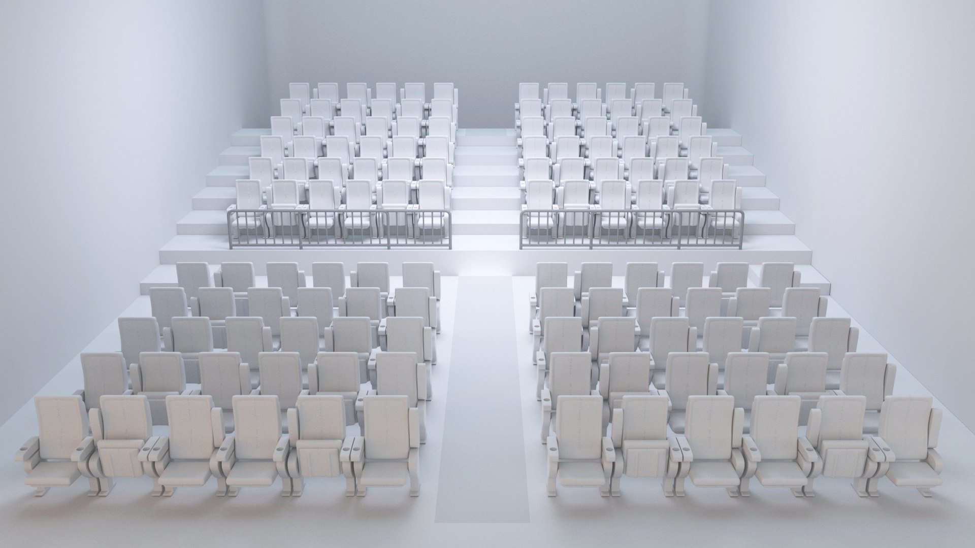 Cinema Movie Theatre Seating Set Model - TurboSquid 1778207