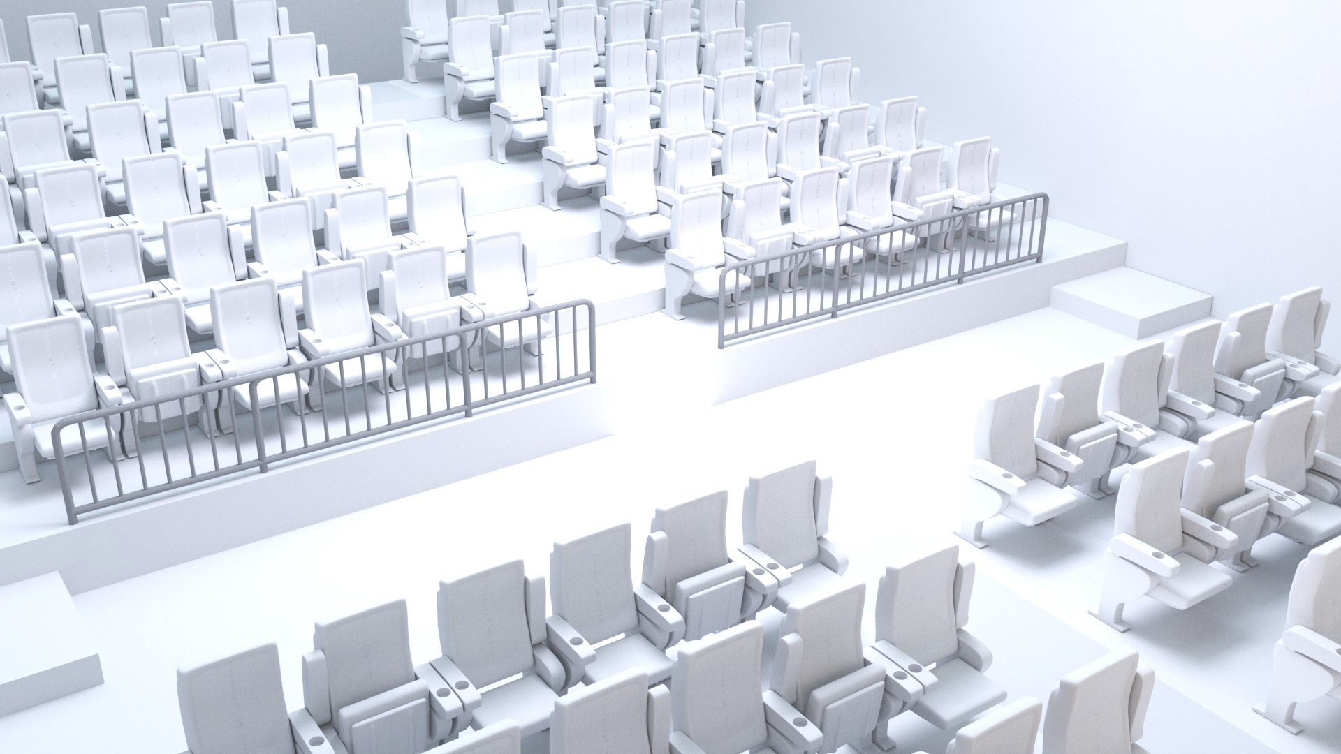 Cinema Movie Theatre Seating Set Model - TurboSquid 1778207