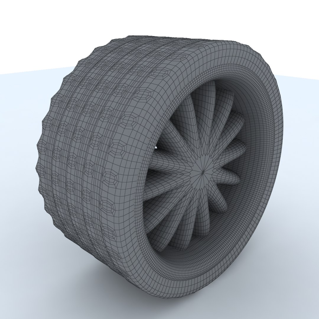 free wheel 2010 3d model