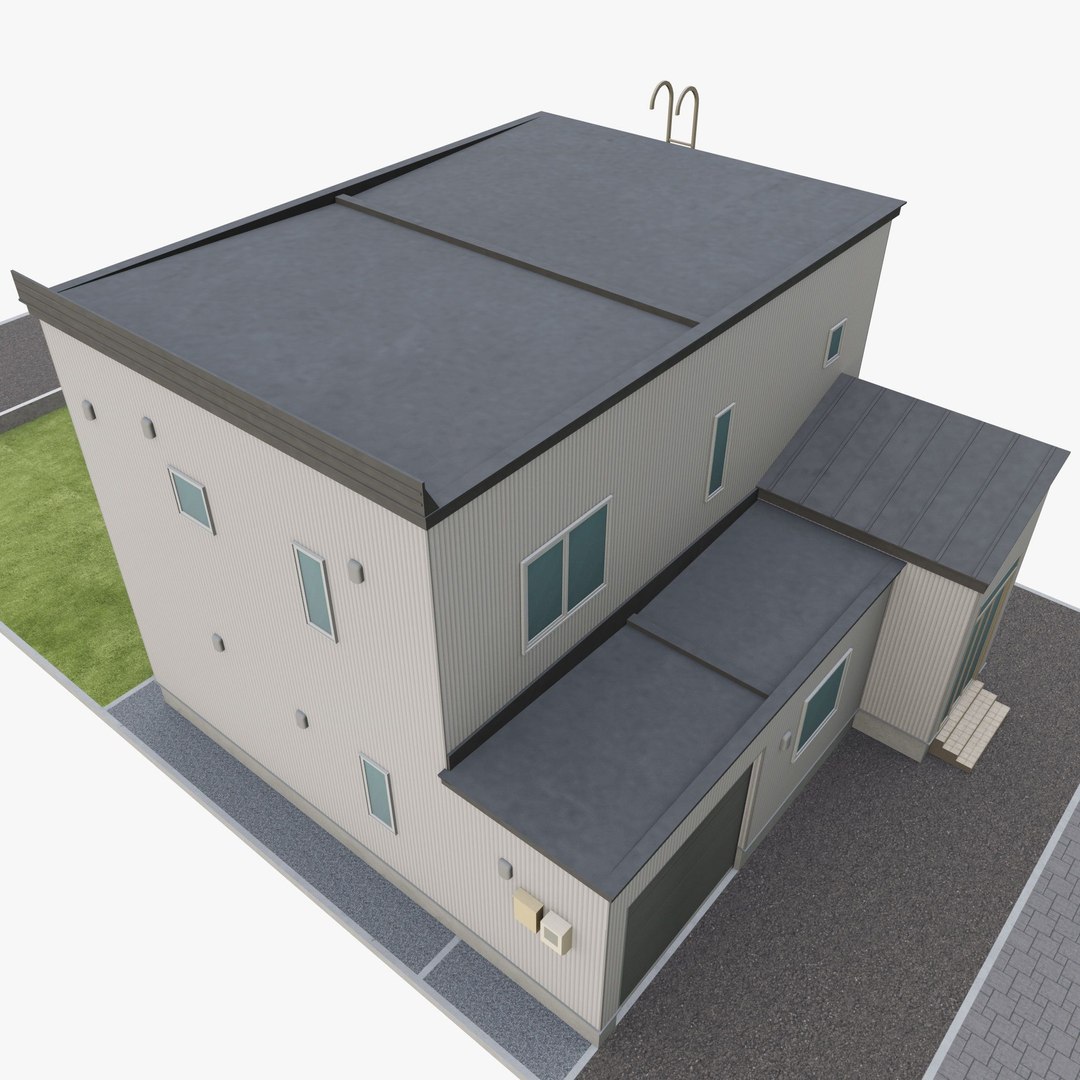 3D Japan Modern House 08 - TurboSquid 2366063