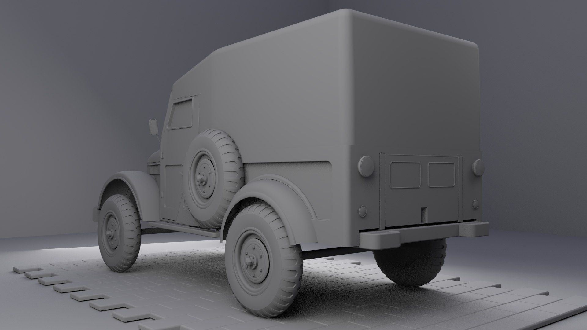 3D Gaz 69 - HighPoly Model - TurboSquid 1714474