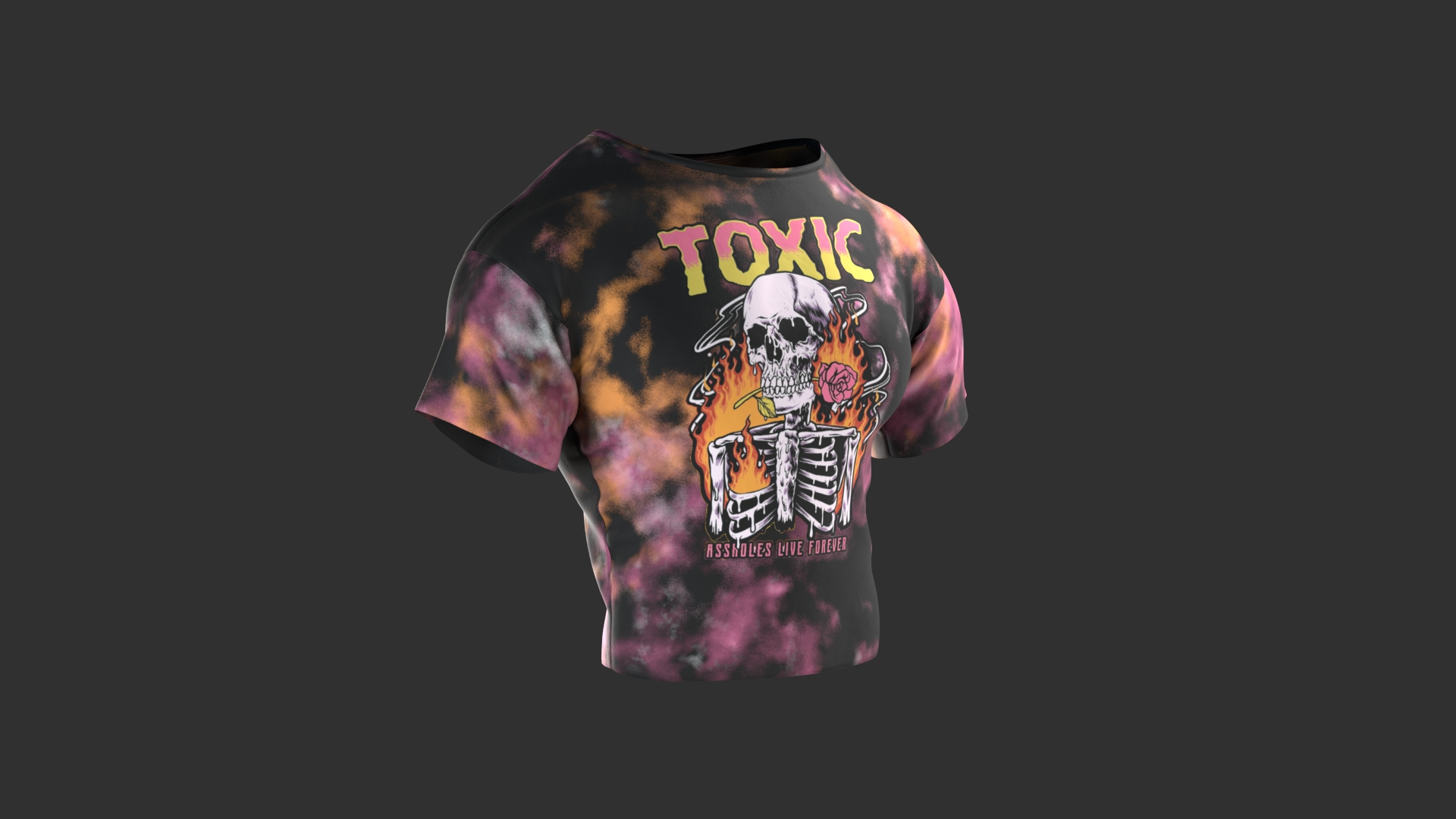 3D T-shirt Toxic - TurboSquid 2081788