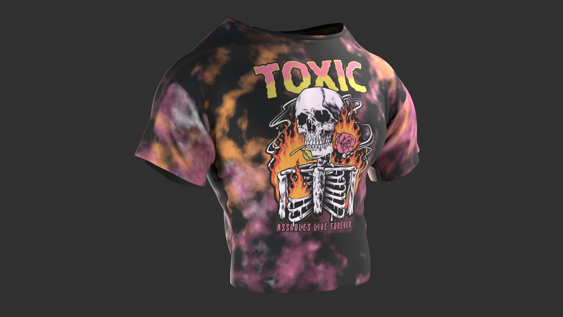 3D T-shirt Toxic - TurboSquid 2081788