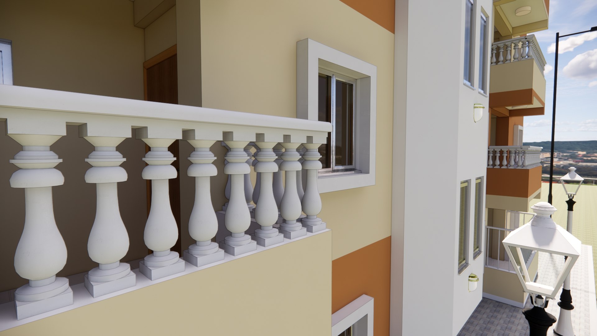 Residential Building G Plus 4 In Revit 3D Model - TurboSquid 2199136