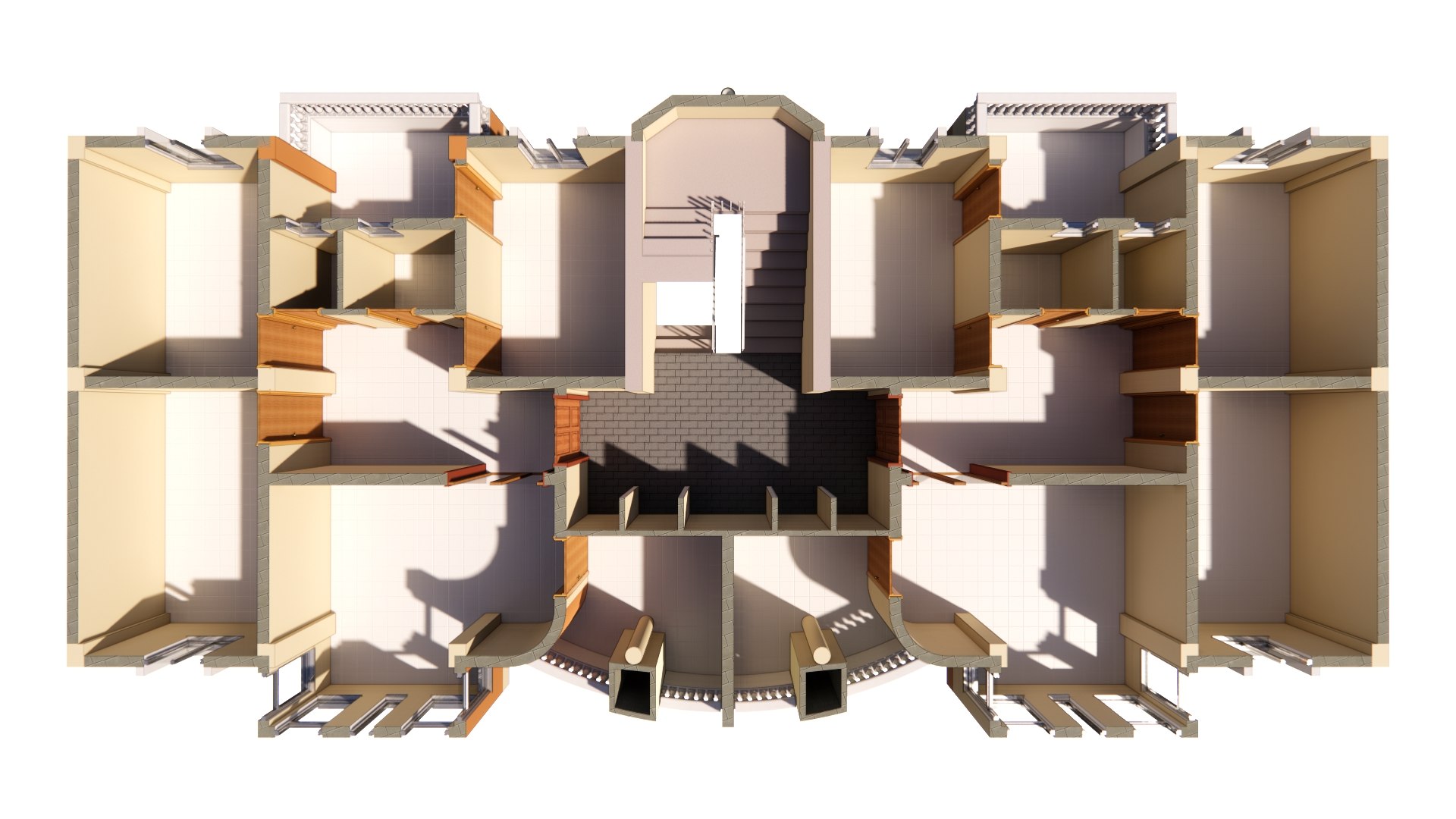 Residential Building G Plus 4 In Revit 3D Model - TurboSquid 2199136