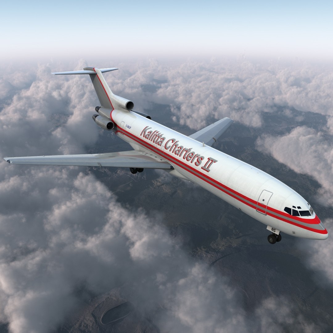 Boeing 727-200f Kalitta Air 3ds