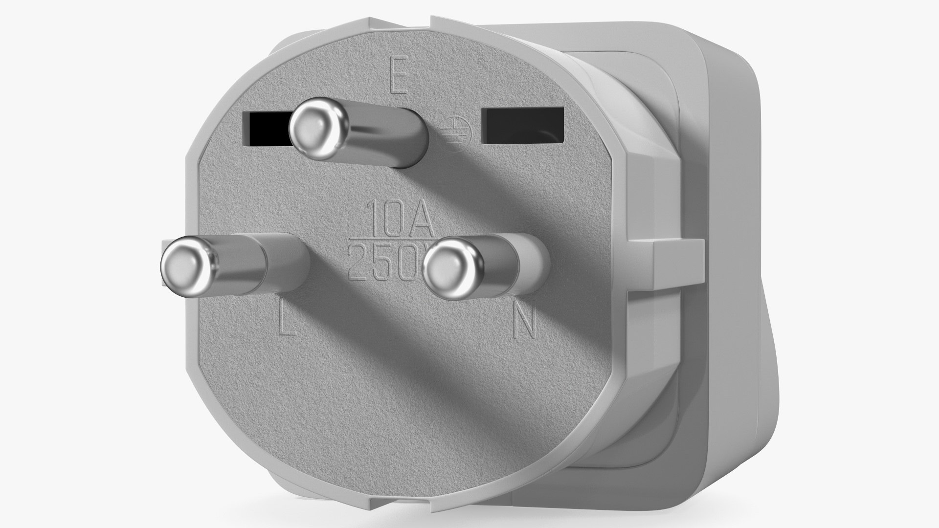 3D Electrical Plug Type H Adapter White - TurboSquid 1841229