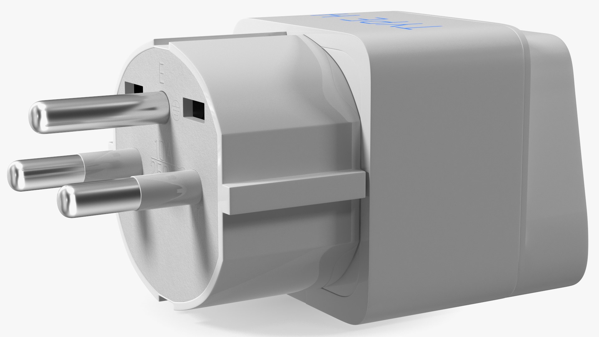 3D Electrical Plug Type H Adapter White - TurboSquid 1841229