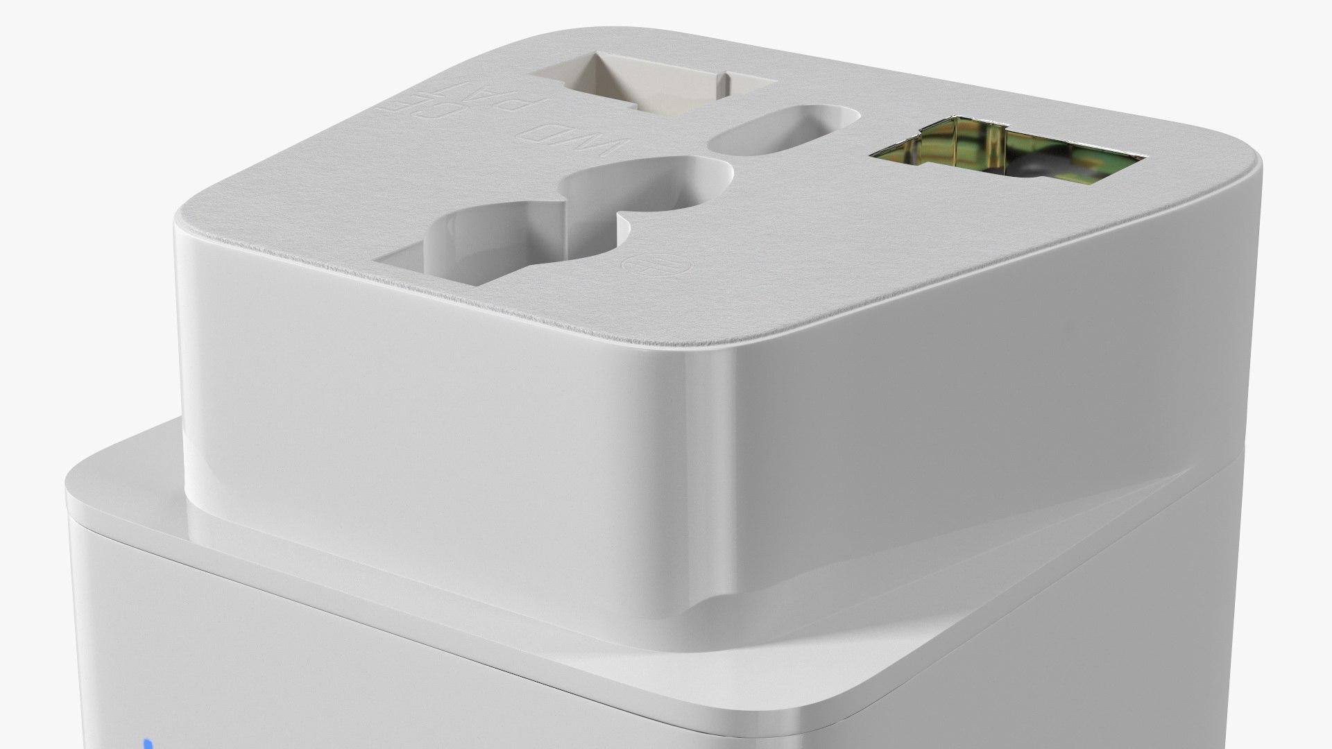 3D Electrical Plug Type H Adapter White - TurboSquid 1841229