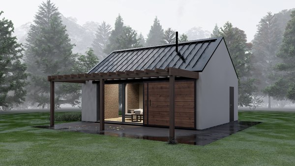 modelo 3d Casa forestal moderna 3D - TurboSquid 1807624