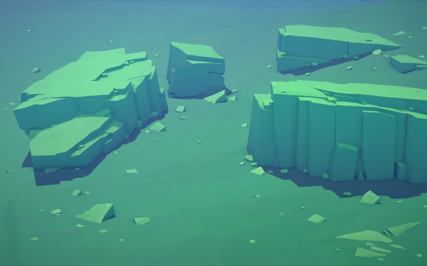 3D stylized rocks - TurboSquid 1202913