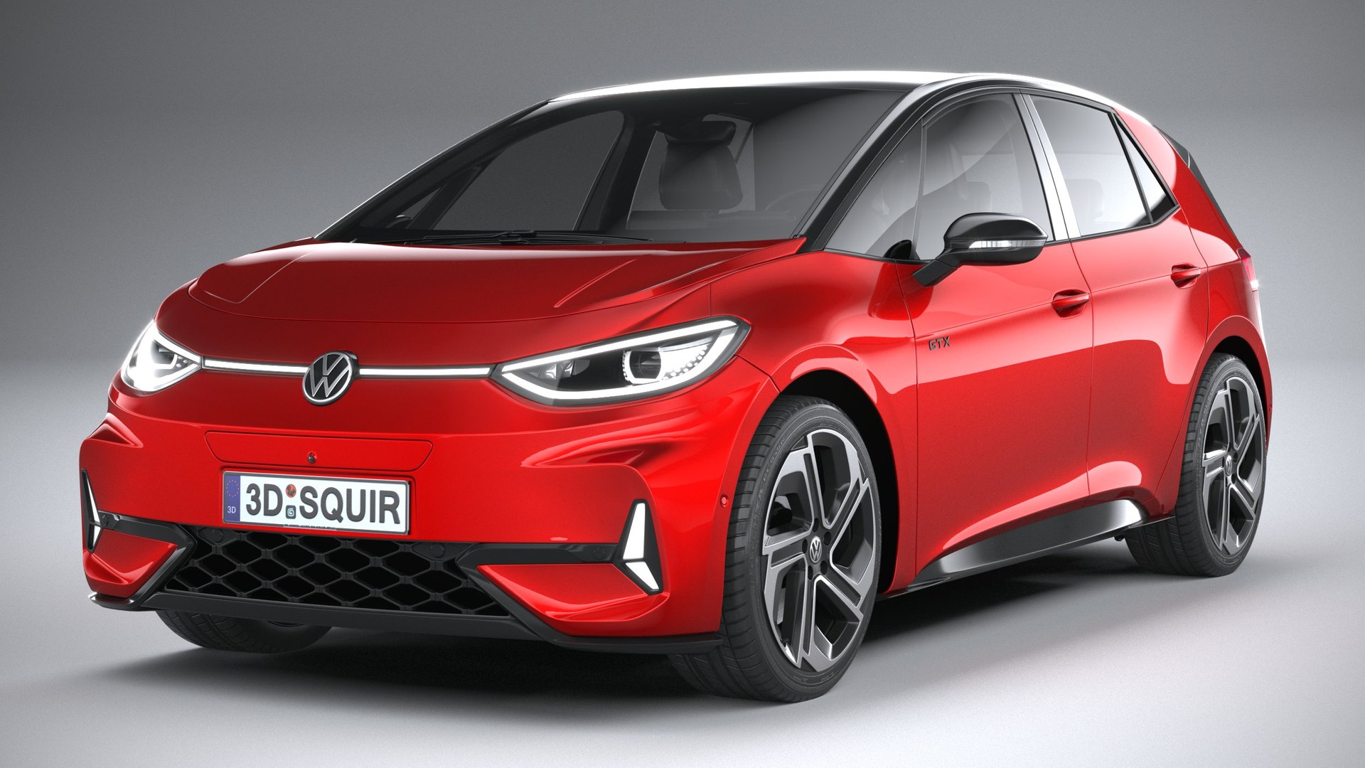 3D Volkswagen ID3 GTX 2025 - TurboSquid 2212464