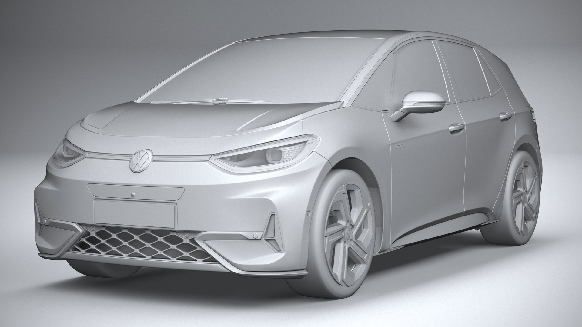 3D Volkswagen ID3 GTX 2025 - TurboSquid 2212464