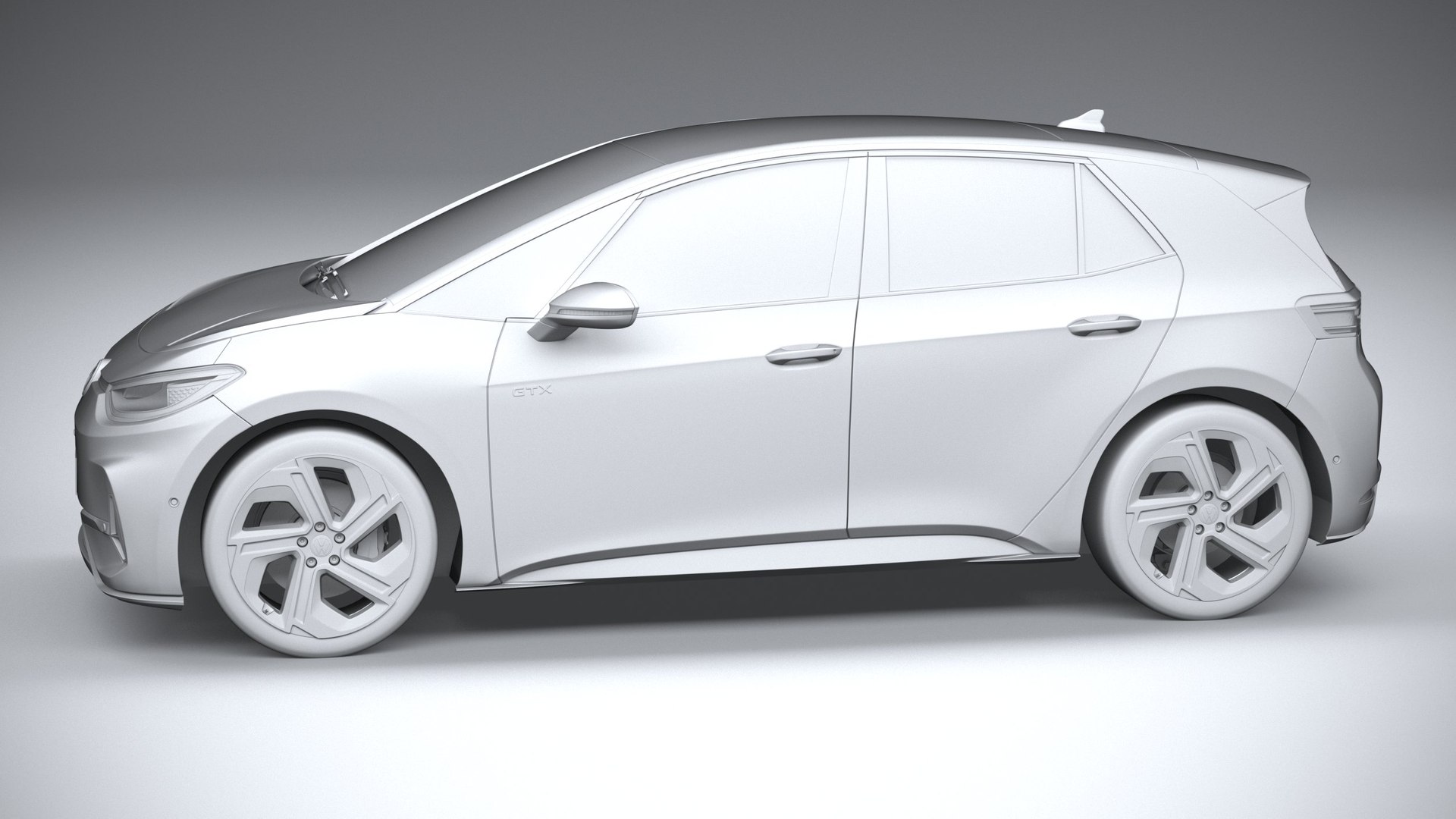 3D Volkswagen ID3 GTX 2025 - TurboSquid 2212464