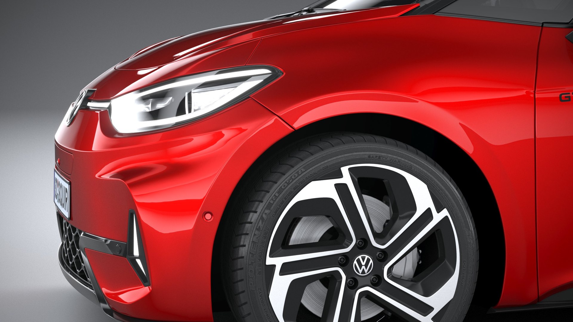 3D Volkswagen ID3 GTX 2025 - TurboSquid 2212464