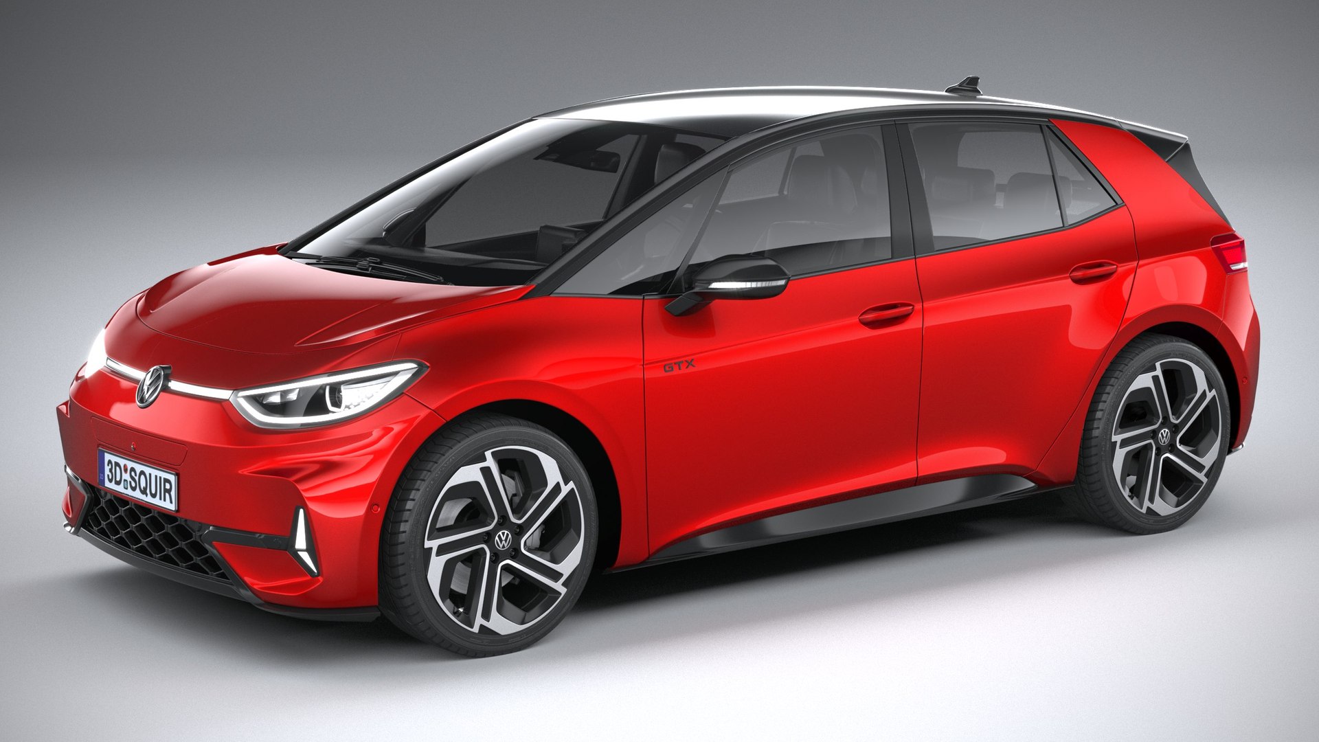 3D Volkswagen ID3 GTX 2025 - TurboSquid 2212464