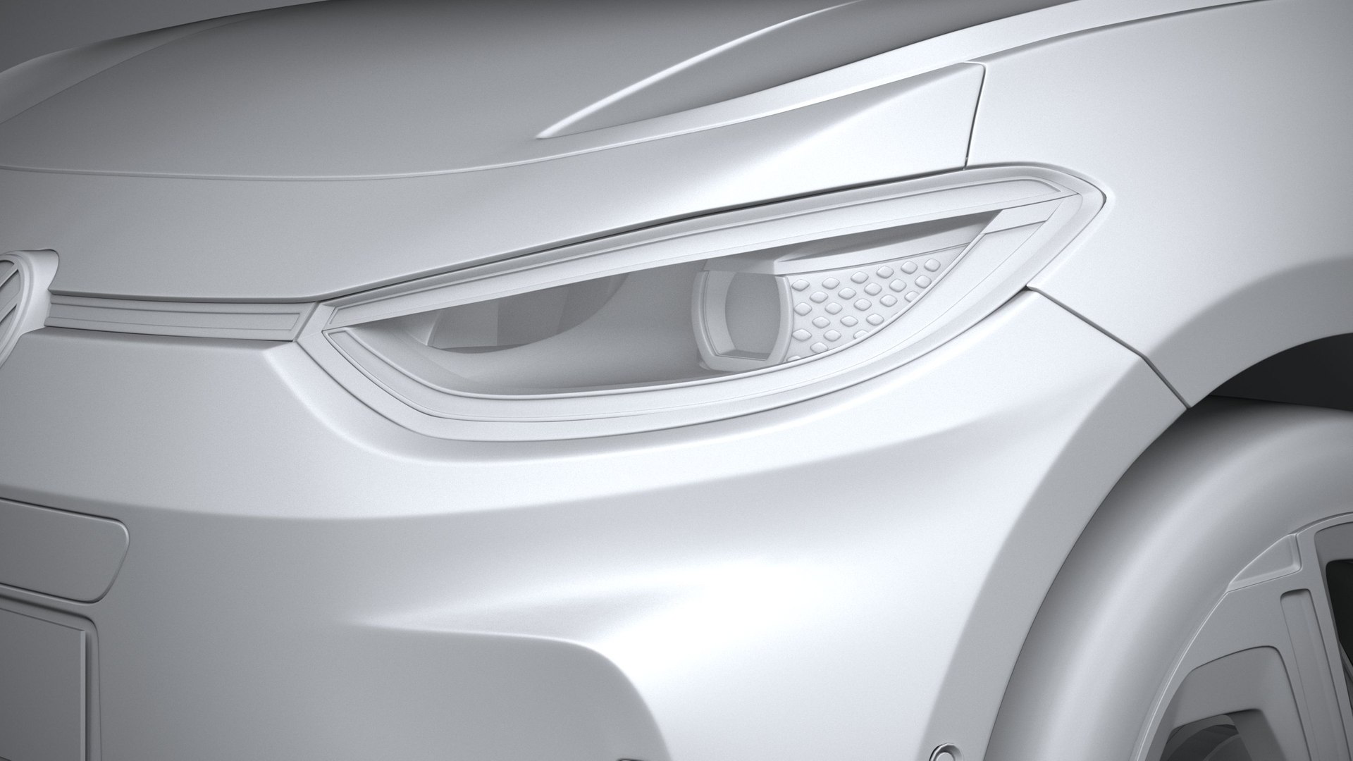 3D Volkswagen ID3 GTX 2025 - TurboSquid 2212464