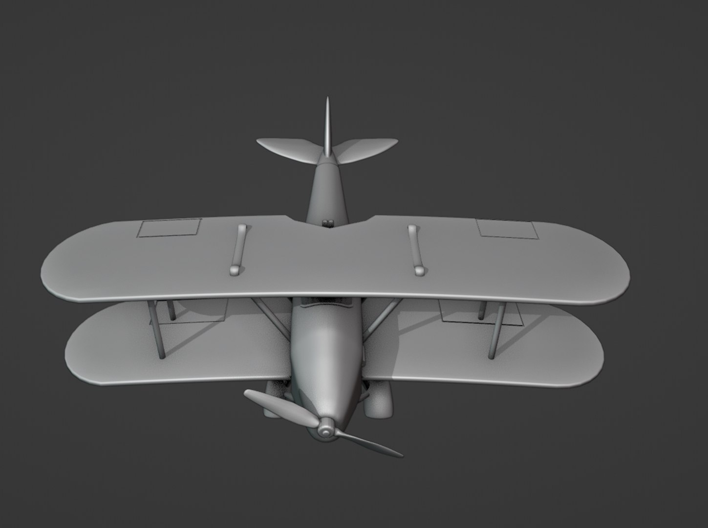 3D Model Biplane Printable - TurboSquid 2110434