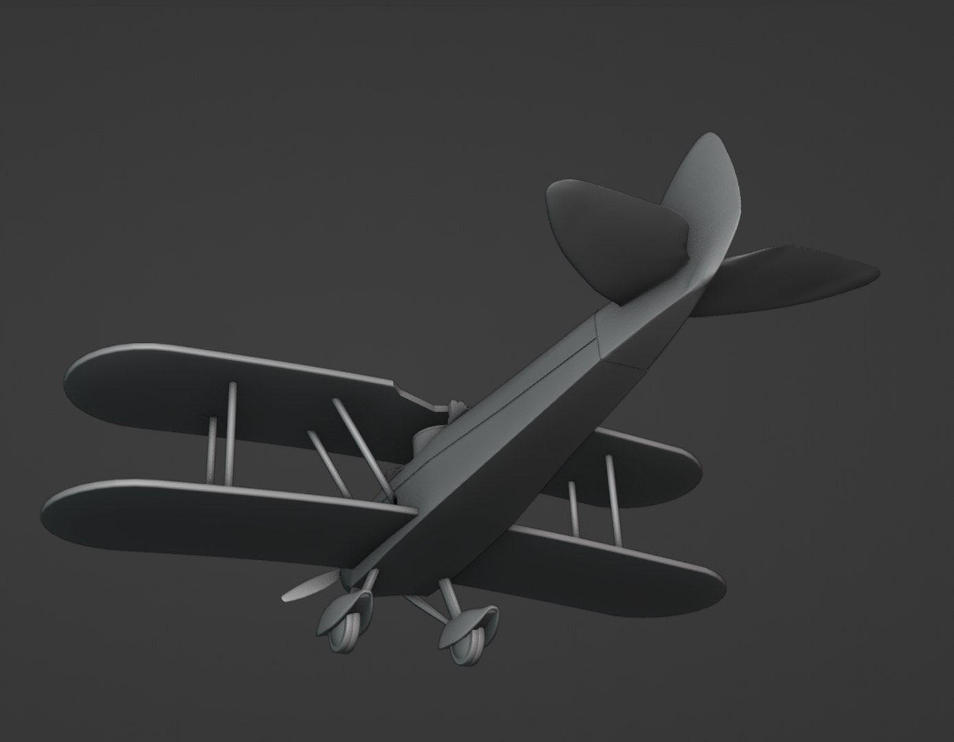 3D Model Biplane Printable - TurboSquid 2110434