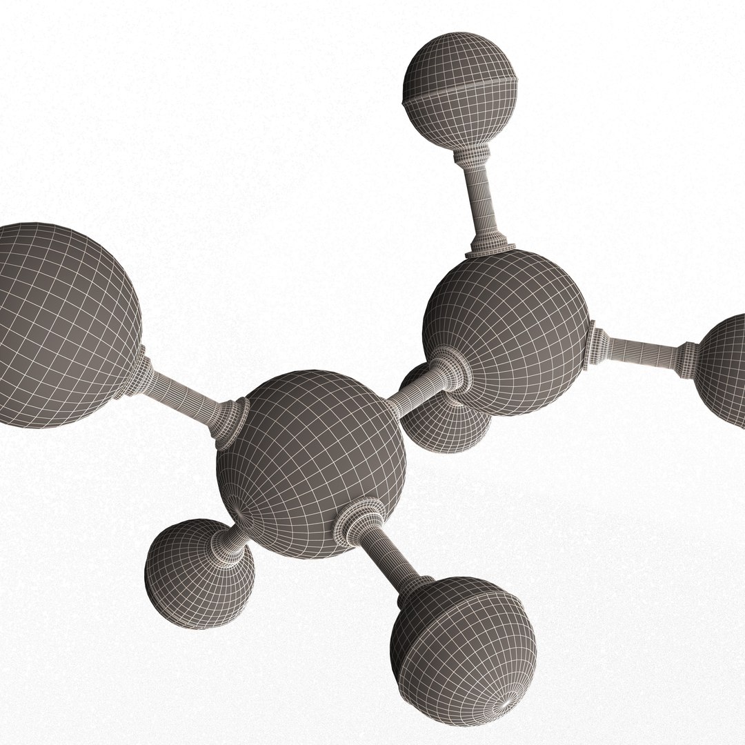 Ethanol Molecule Model - TurboSquid 1770591