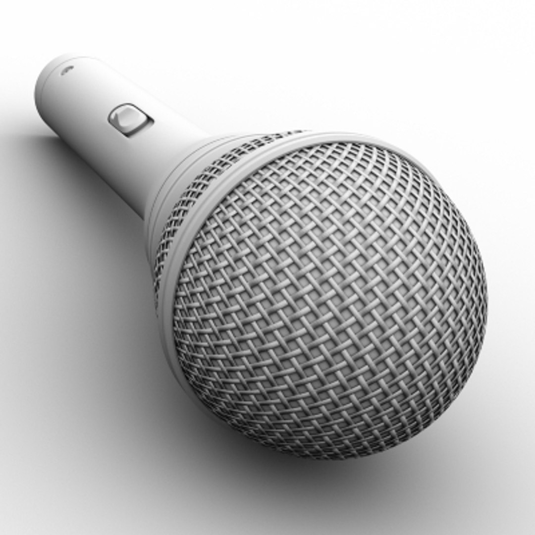 Micro Mic Microphone Obj
