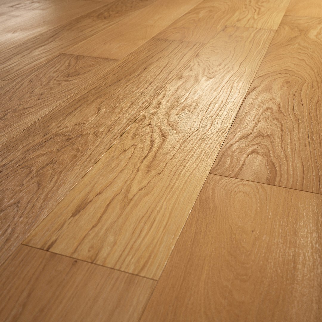 3D Natural Classic Grade Solid Oak Flooring Model - TurboSquid 2165175