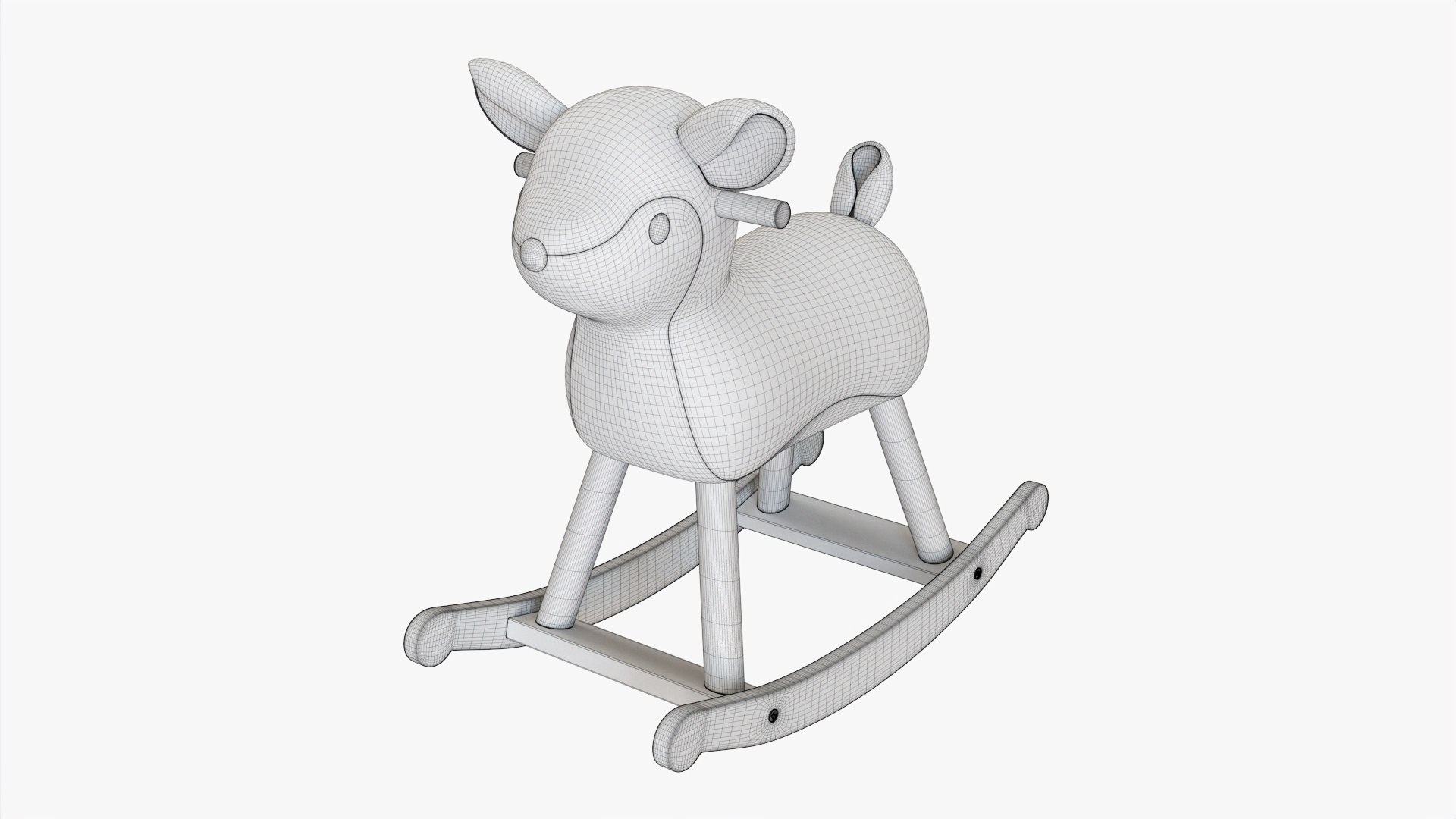 3D Rocking Deer Ride-on - TurboSquid 1842108