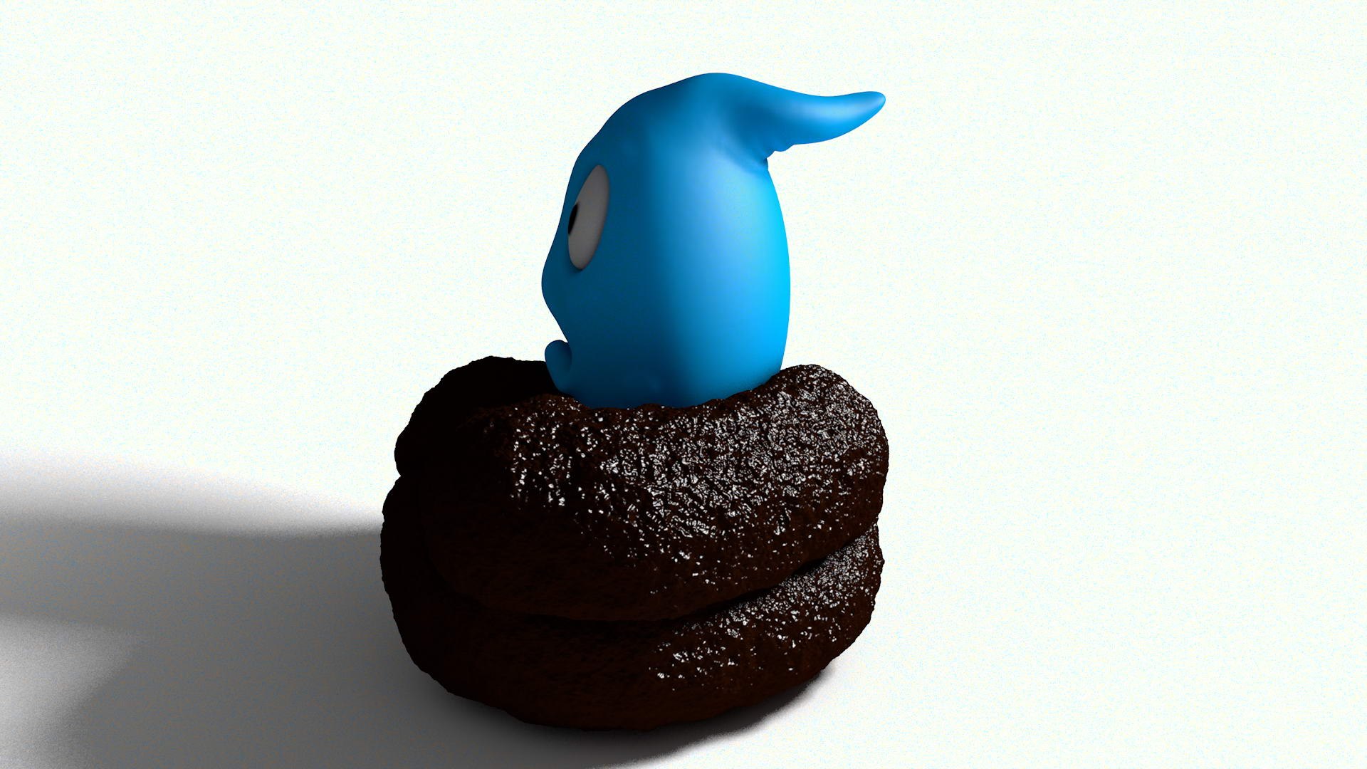 3D blue ghost - TurboSquid 1194865