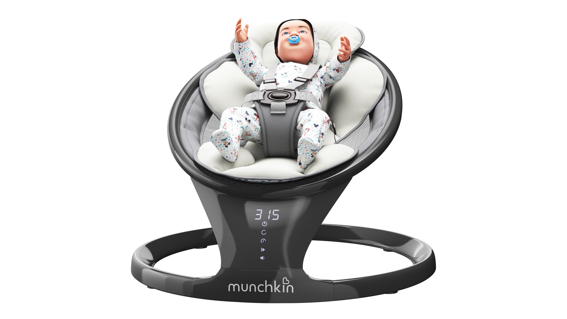 3D Baby Rocker Munchkin Cradle - TurboSquid 2289417