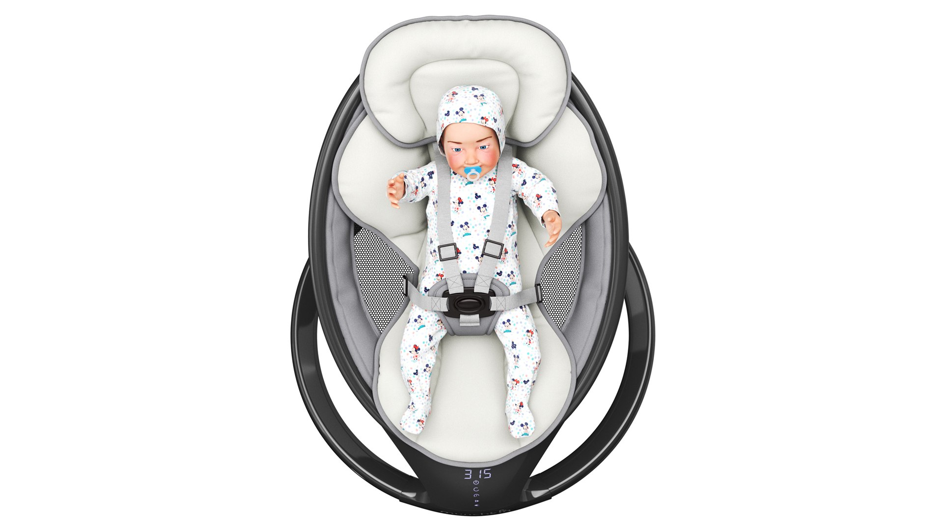 3D Baby Rocker Munchkin Cradle - TurboSquid 2289417