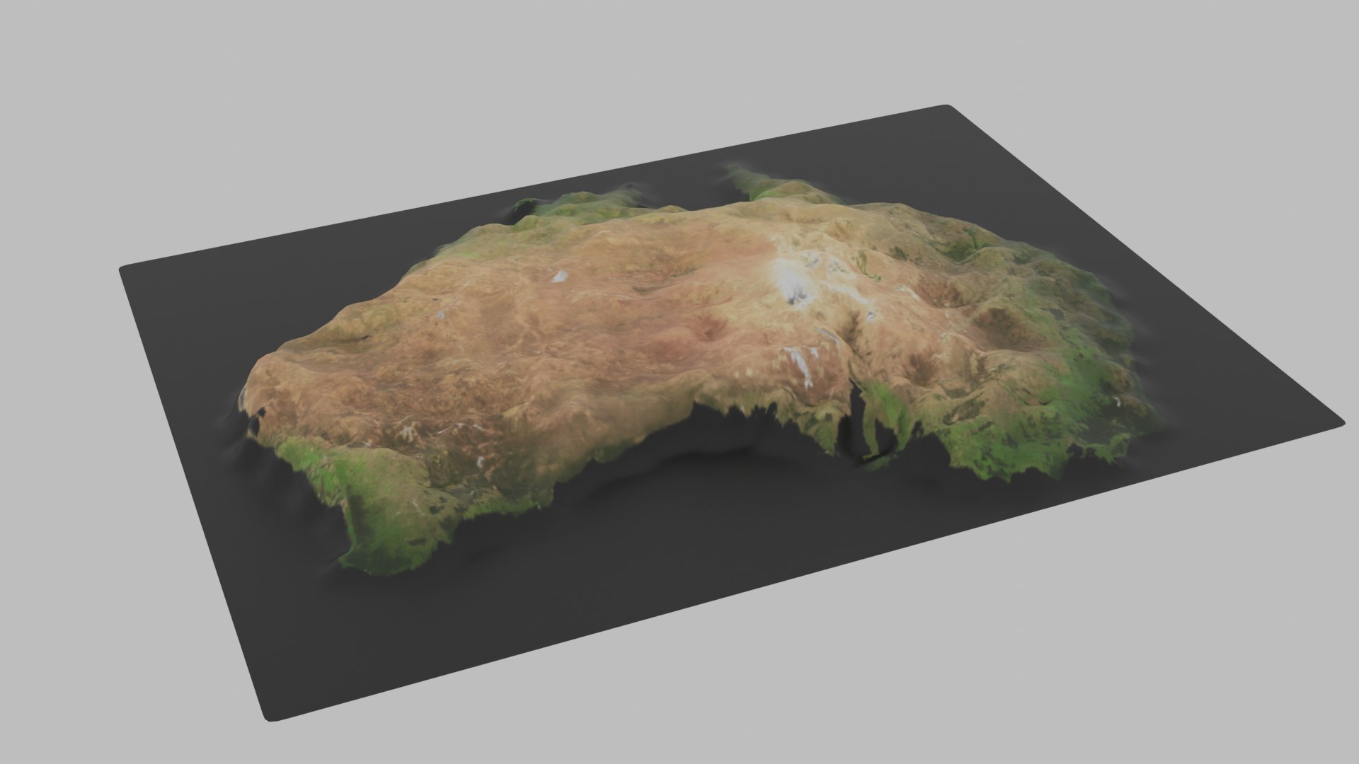 Australia Map 3D Model - TurboSquid 2068752