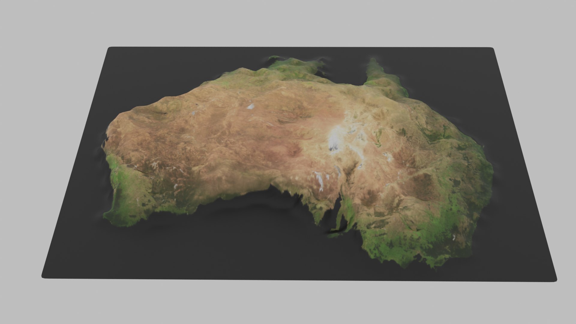 Australia Map 3D Model - TurboSquid 2068752