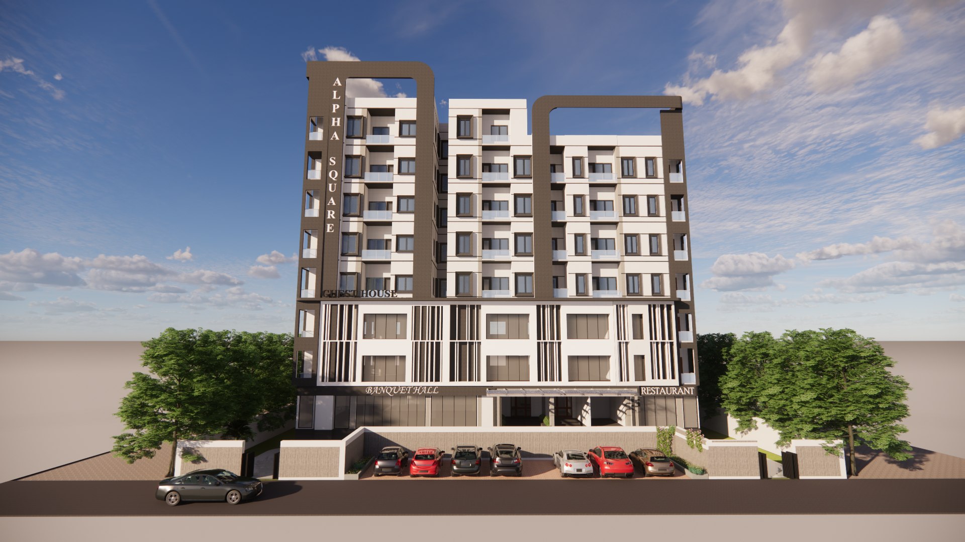 3D Mixed Use Building - TurboSquid 2053963