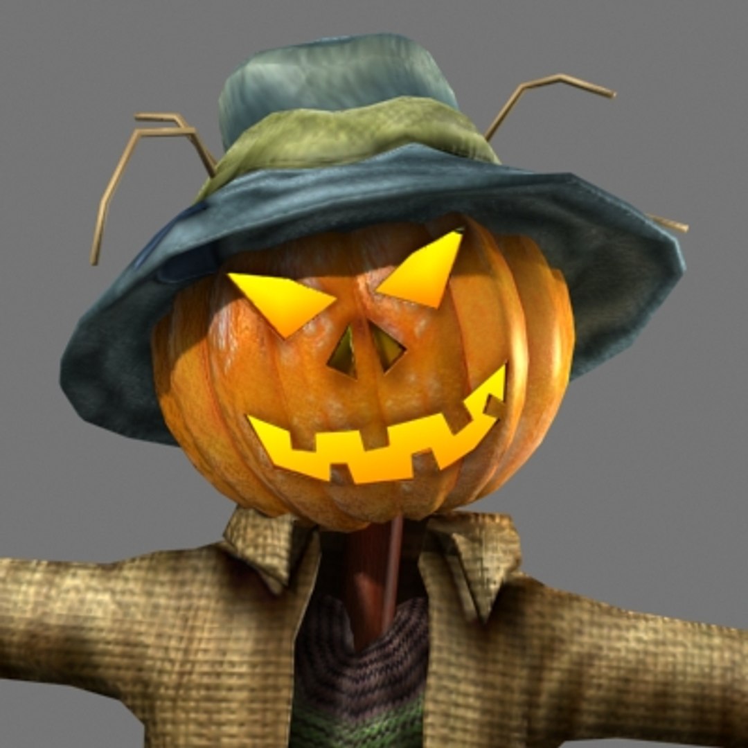 Pumpkin Scarecrow 3ds