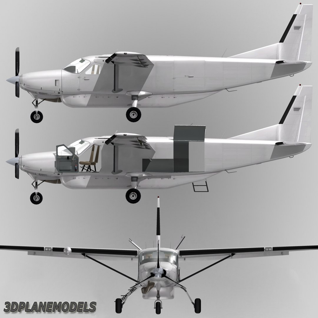 Cessna 208 Cargo Super 3d Model