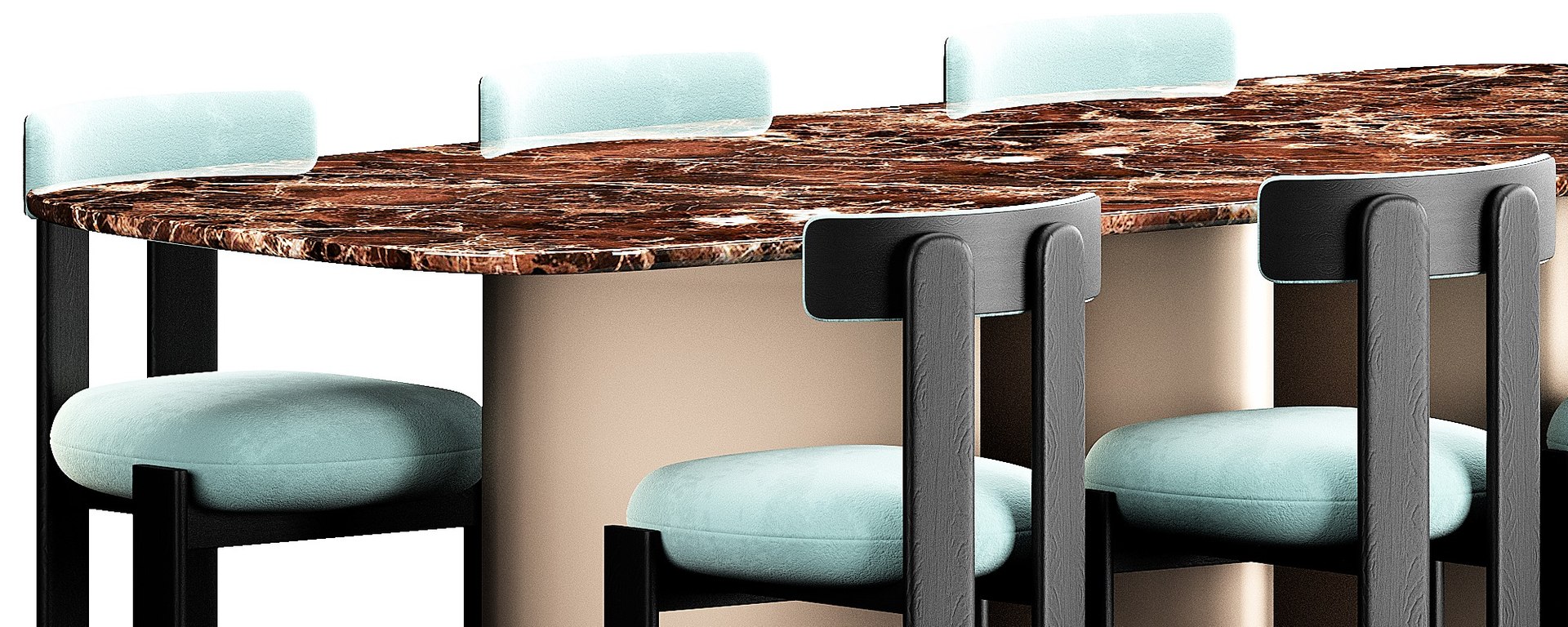 3D Model Bonaldo Louver Table - TurboSquid 2276804