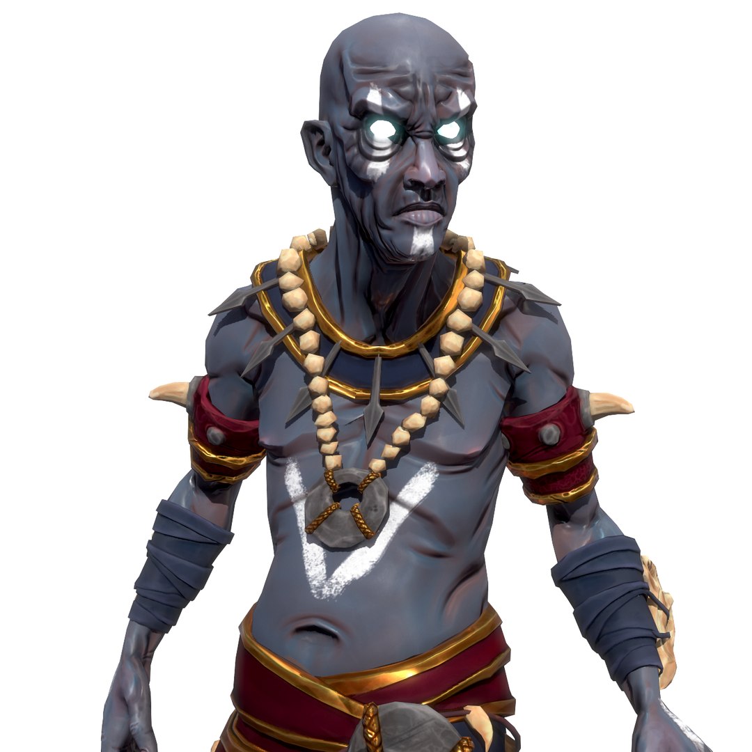Shaman Character 3D - TurboSquid 1570340