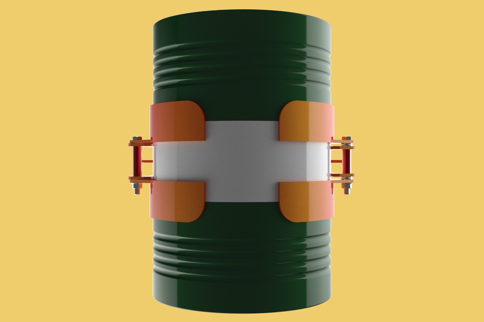 3D DRUM BARREL HORIZONTAL TONGS SCISSOR GRIPPER LIFTING CLAMP GRAB ...