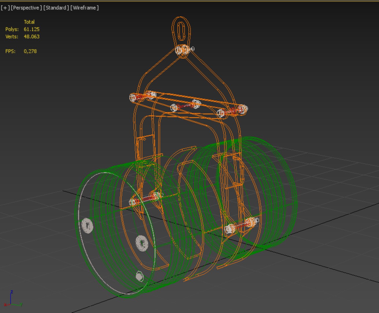 3D DRUM BARREL HORIZONTAL TONGS SCISSOR GRIPPER LIFTING CLAMP GRAB - TurboSquid 2392751